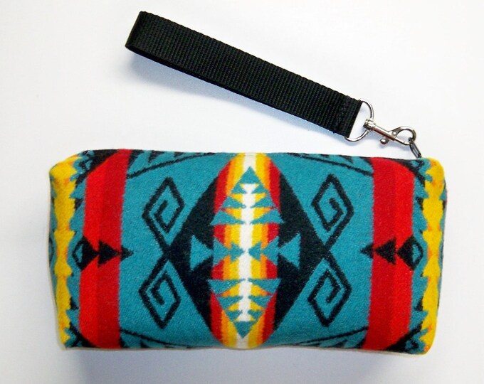 Colorful Pendleton Wool Clutch Purse Wrist Bag - Etsy
