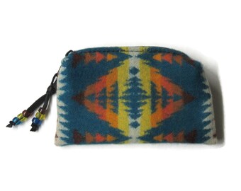 Zippered Pouch Coin Purse Change Purse Accessory Organizer Soft Wool ...