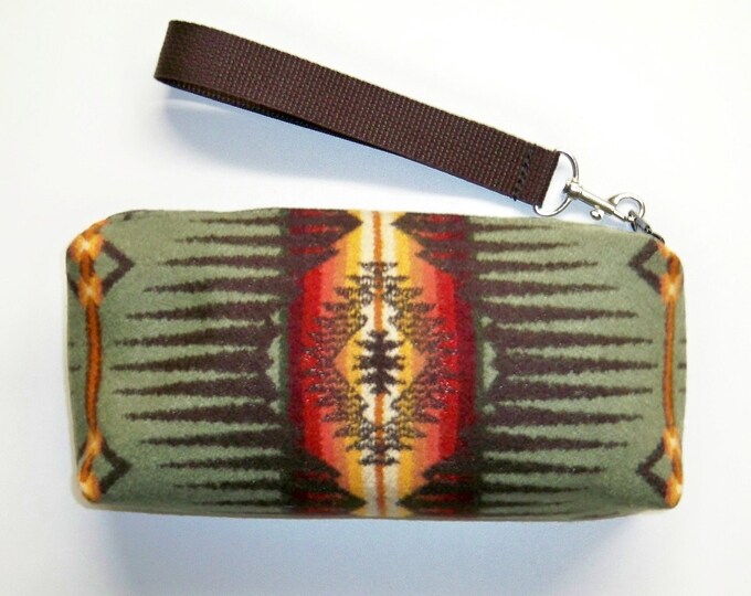 Sage Pendleton Wool Clutch Purse Wrist Bag - Etsy