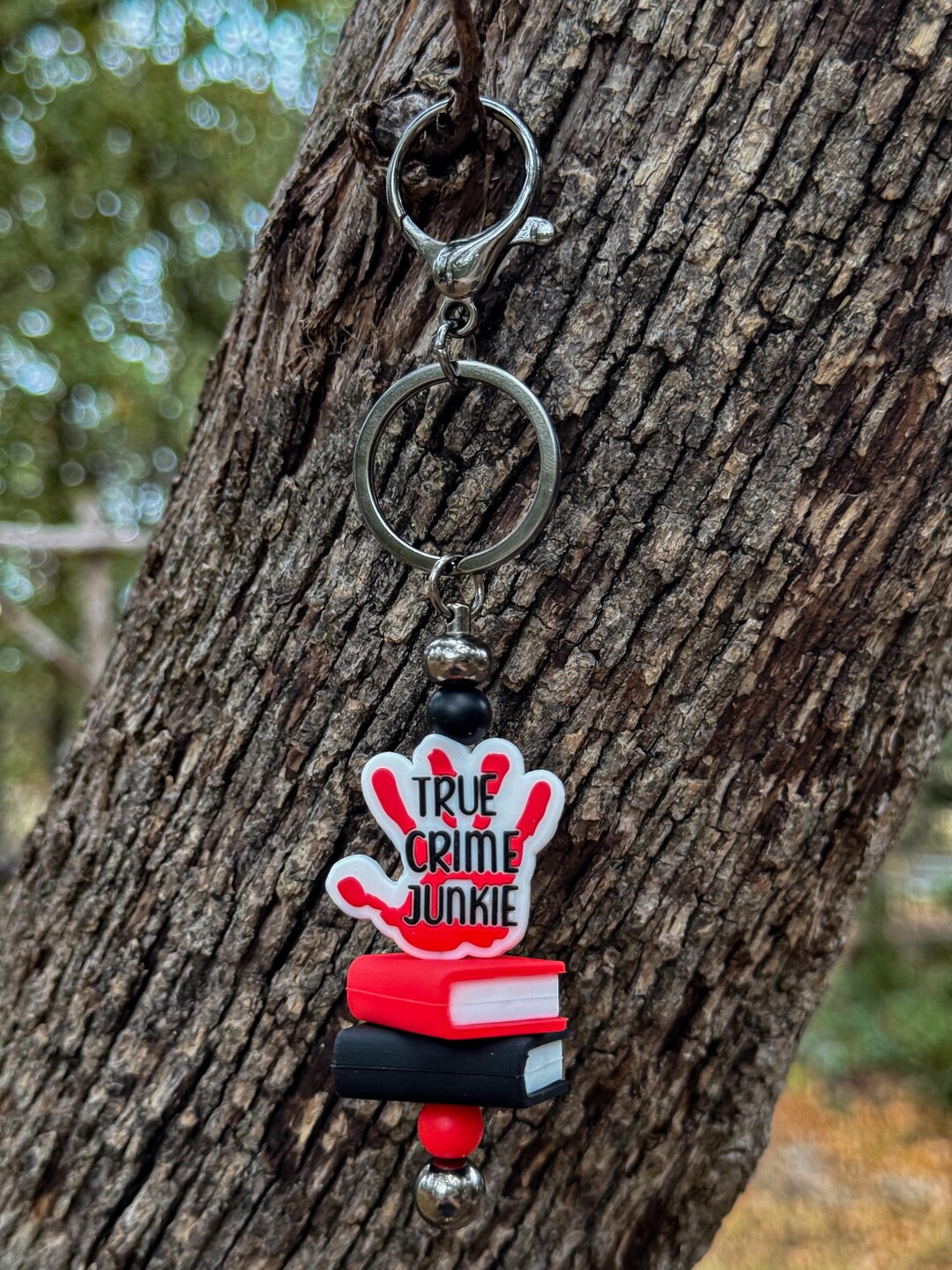 True Crime Keychain True Crime Bookmark Thriller Keychain Thriller ...
