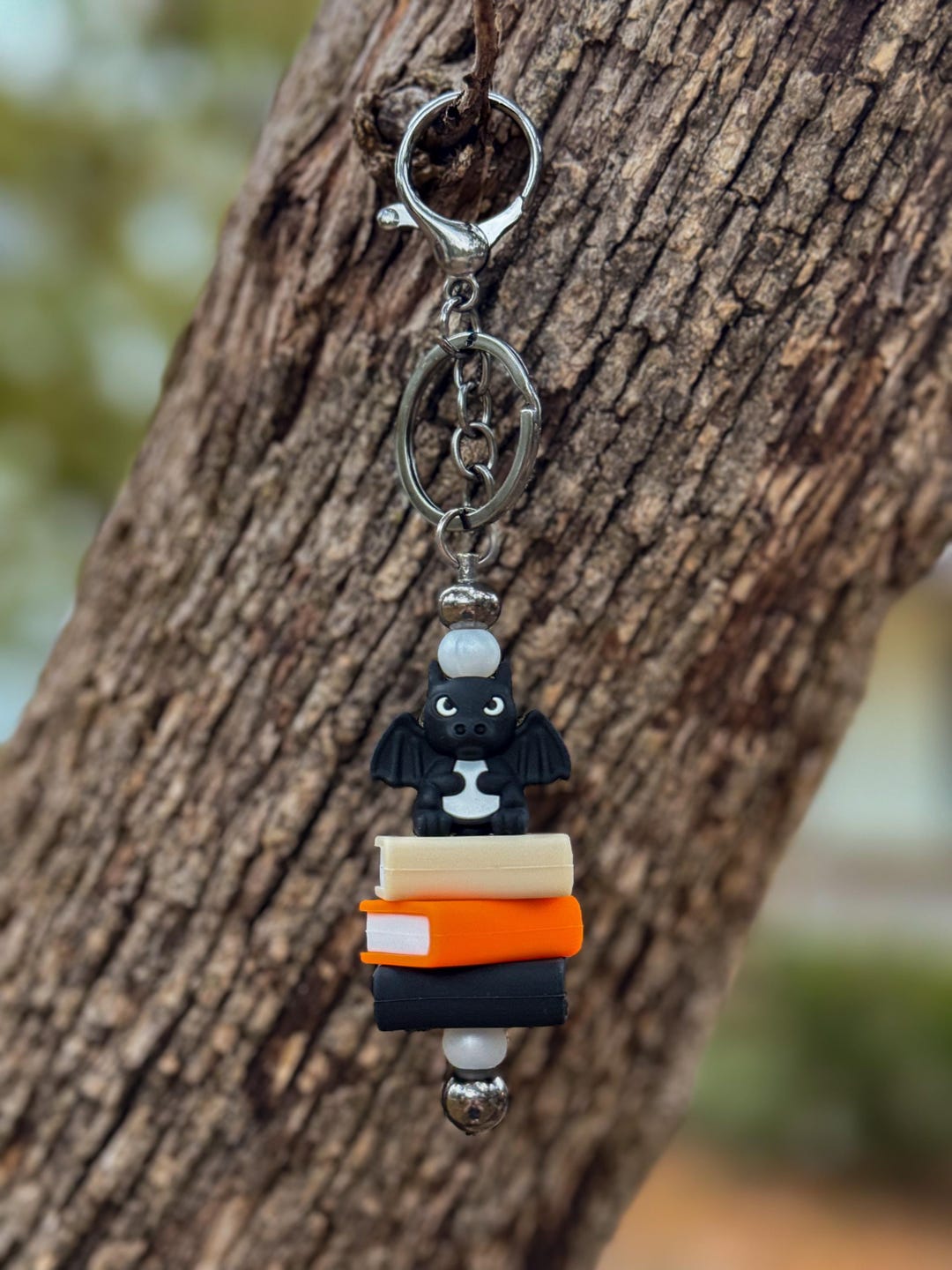 Dragon Keychain Dragon Bookmark Book Keychain Fantasy Bookmark Book ...