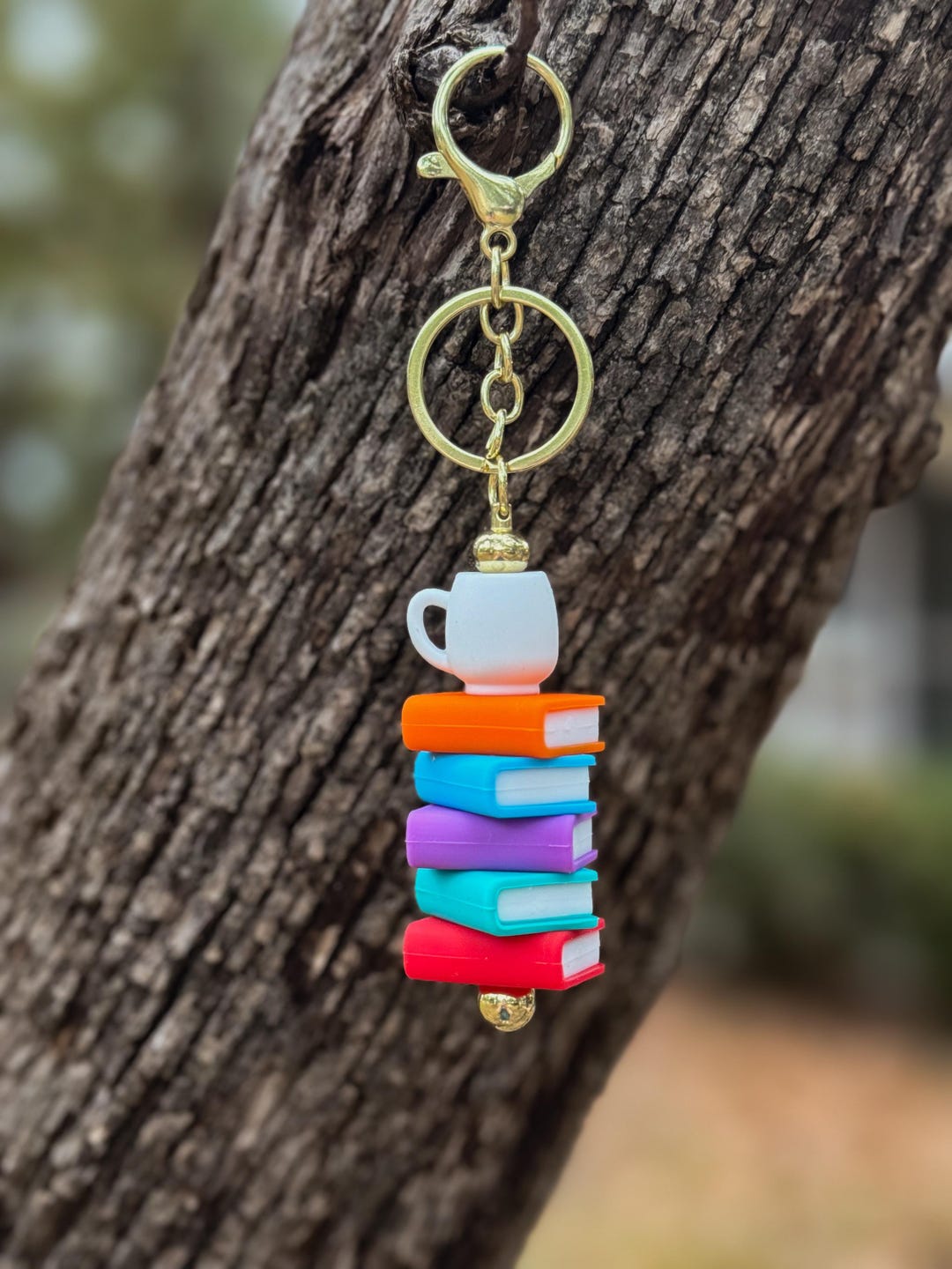 Book Keychain Bookworm Bookmark Fantasy Keychain Fantasy Bookmark Book ...