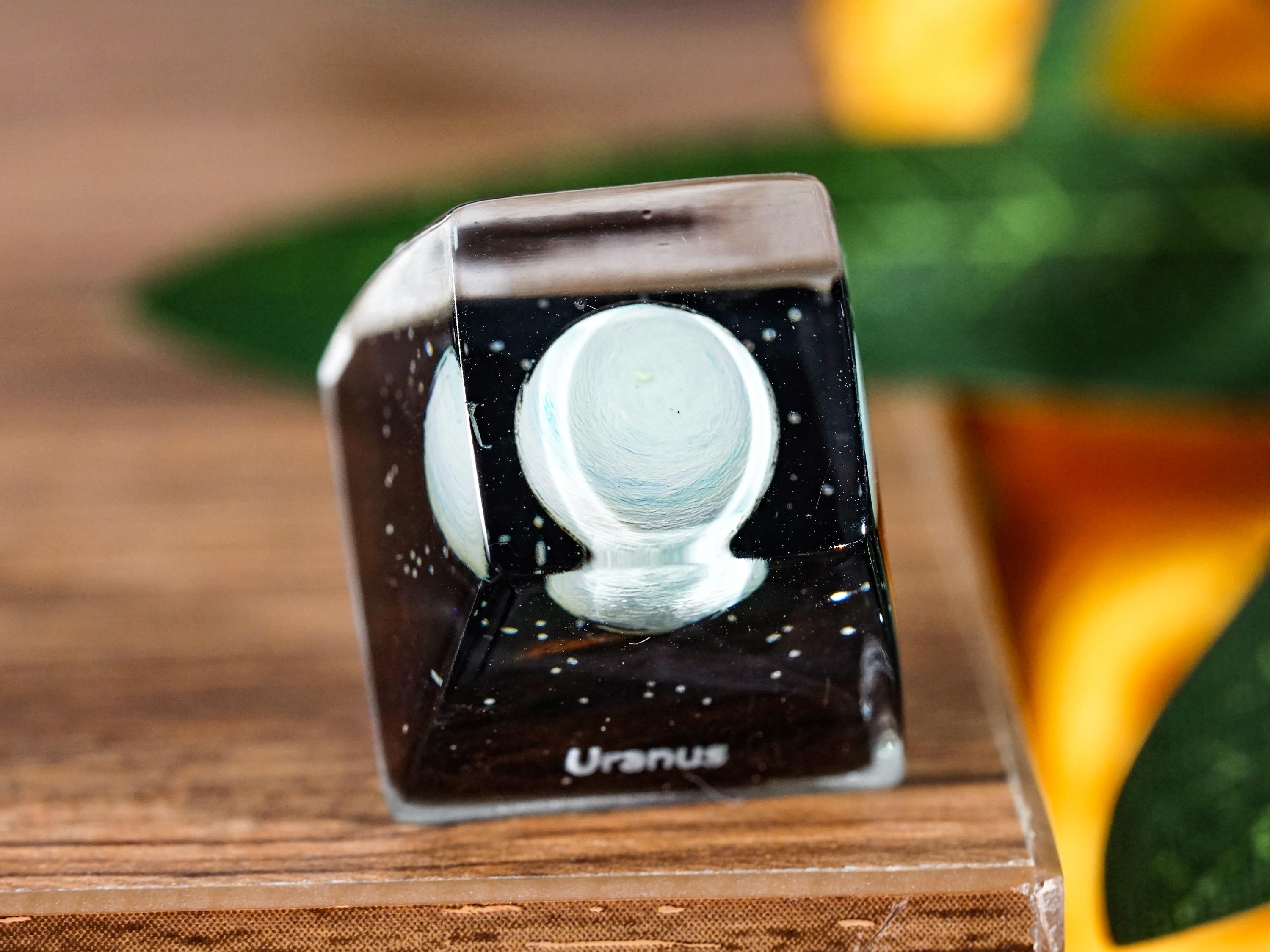 Uranus Planet Keycap Set, Solar System-themed Handmade Artisan Keycaps ...
