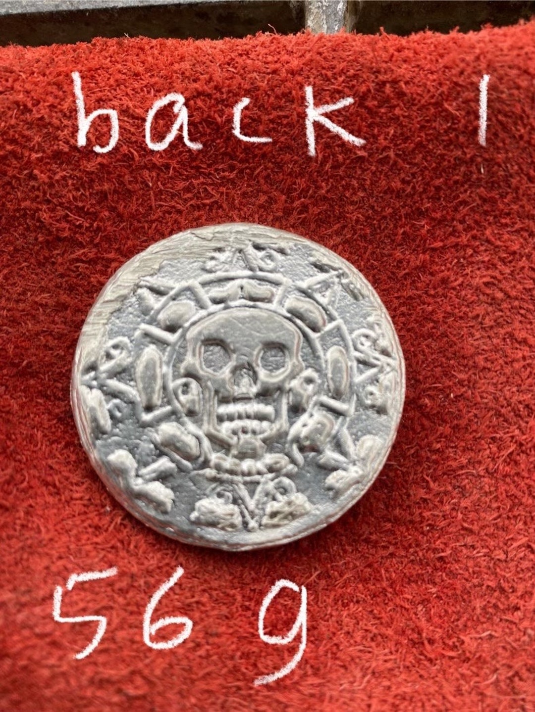 Hand Forged Silver Coin pirate Edition - Etsy