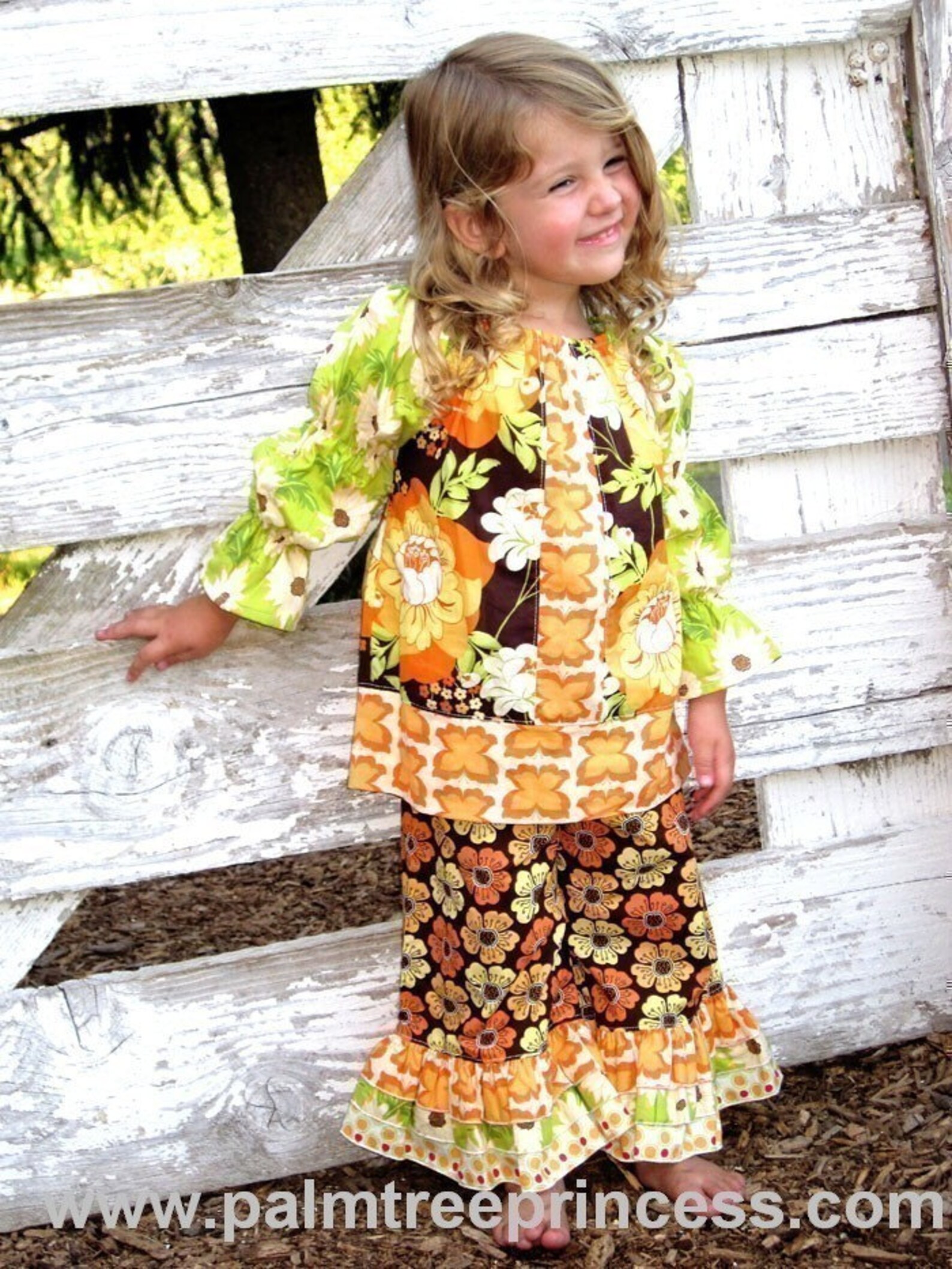 Girls Peasant Dress Pattern With Center Insert and Top Version - Etsy
