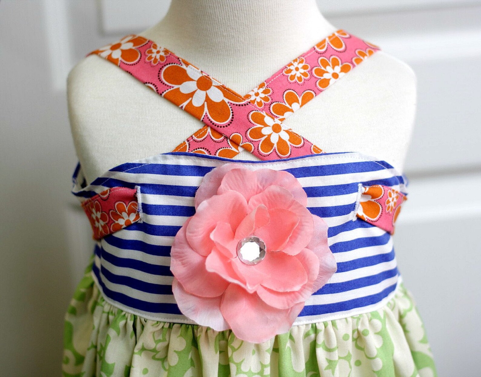 Knot Dress Pattern With Top Length Sizes Nb Through 12 Girls | Etsy