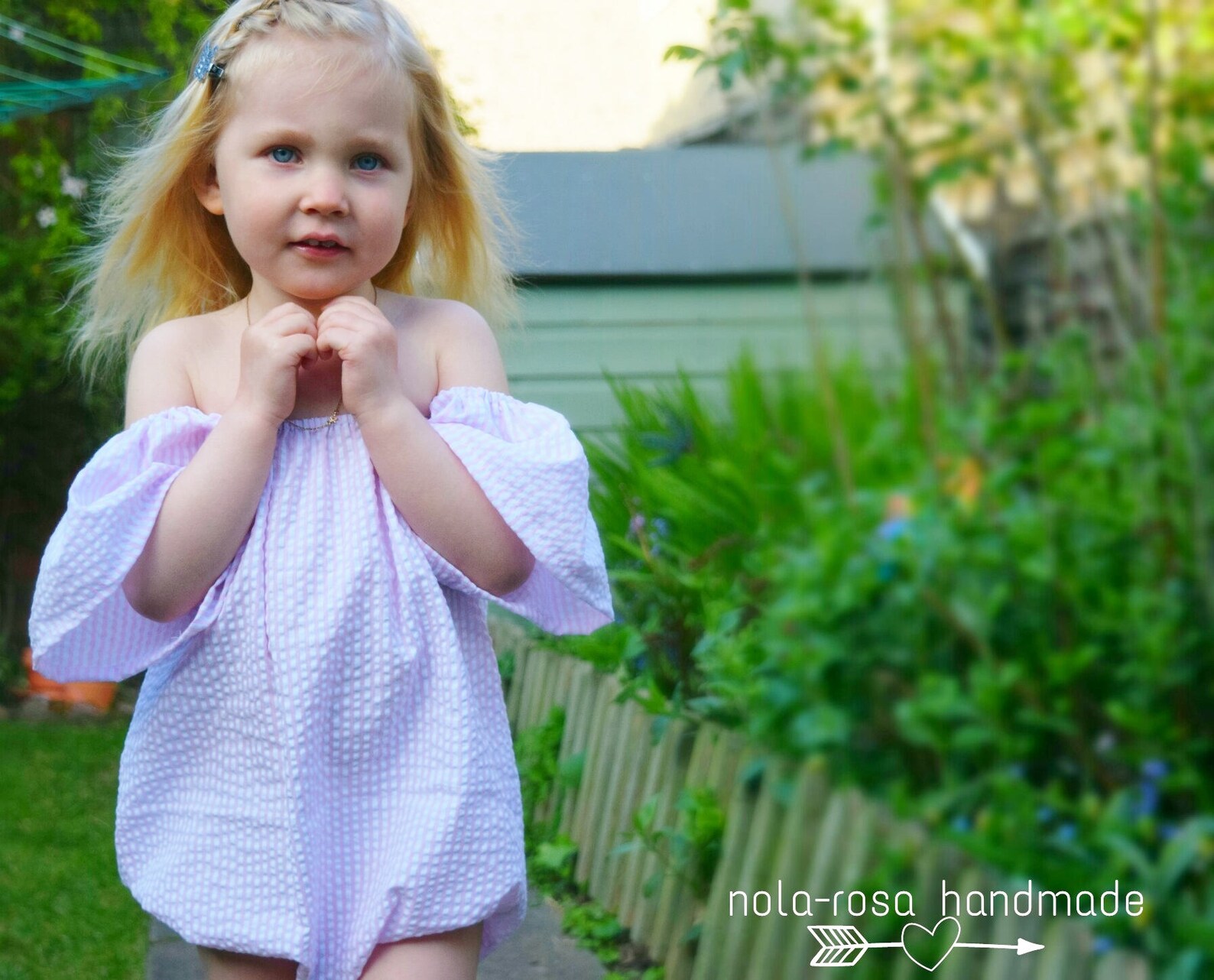 Baby Romper Pattern, Girls Romper Pattern, Baby off the Shoulder ...
