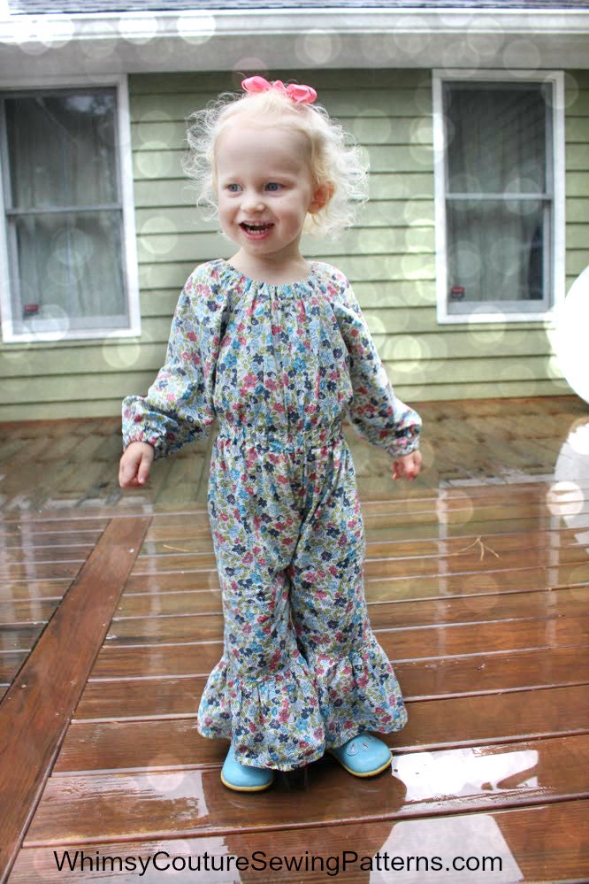 Girls Romper Pattern, Romper Pattern Peasant Style for Girls Newborn ...