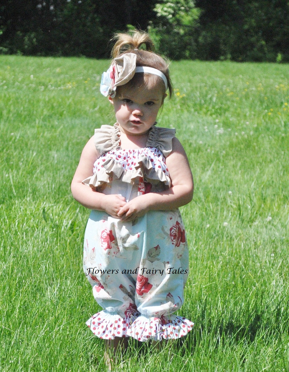 Girls Romper Pattern, Summer Romper Sewing Pattern Candy Girl Romper 0 ...