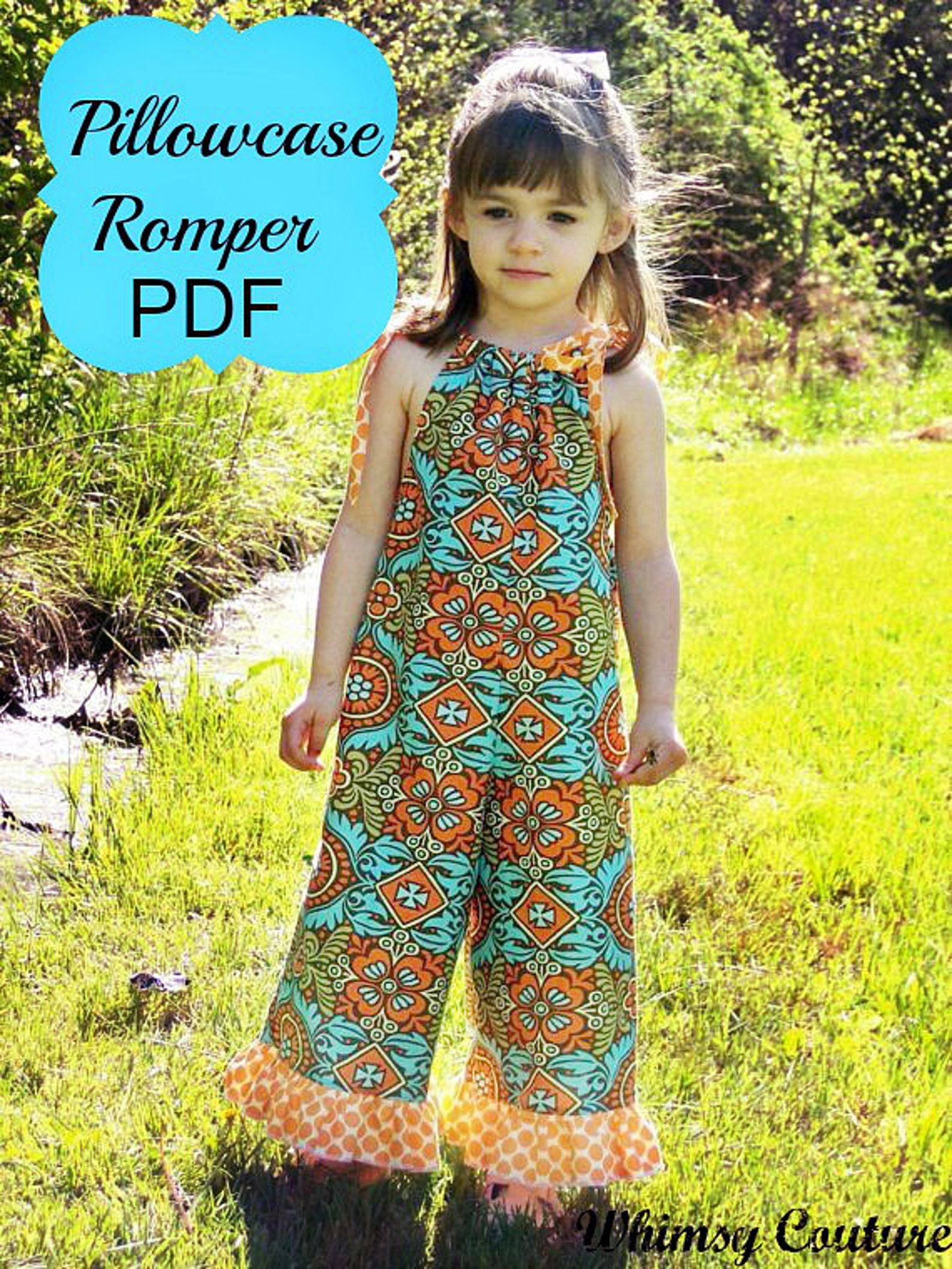 Girls Romper Pattern Pillowcase Romper Pattern Preemie 10 - Etsy