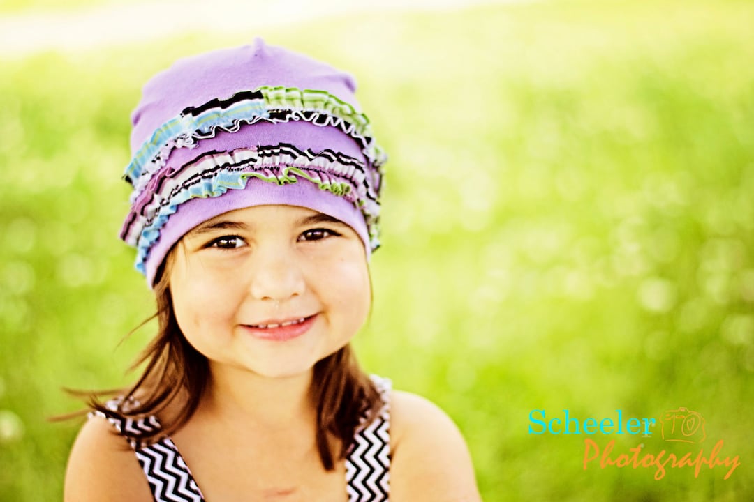 Whimsy Couture Sewing Pattern/tutorial -- Knit Fleece Beanie Hat -- All Sizes Kids Adults Girls ...