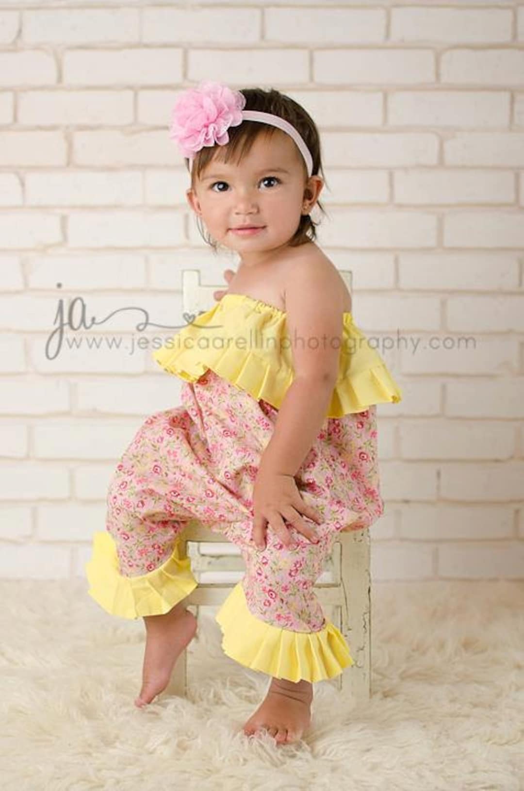 Girls Romper Pattern, Summer Romper Sewing Pattern Candy Girl Romper 0 ...