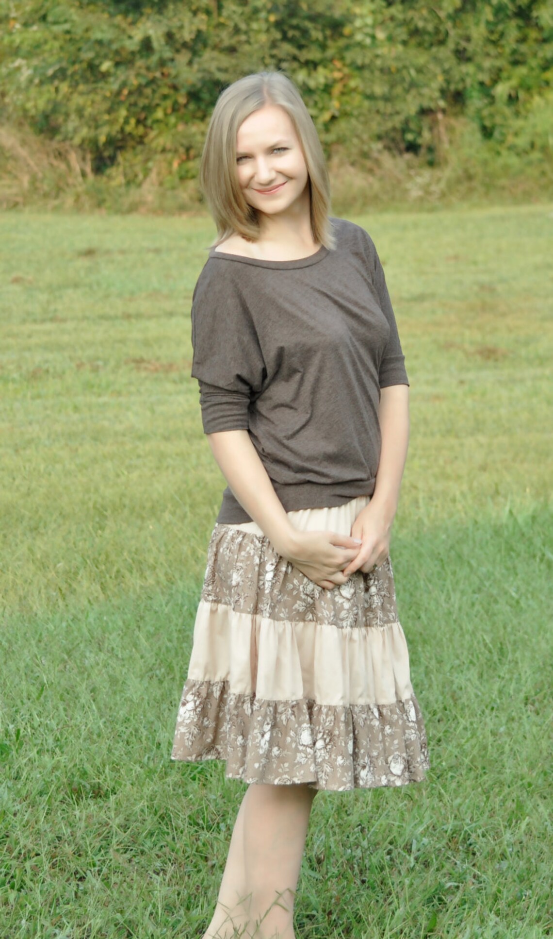 Girls Ladies 4-tiered Skirt Pattern Tutorial -- Sizes 3m Through 16 PDF ...