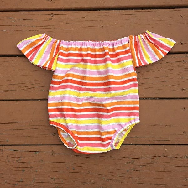 Girls Romper Pattern - Etsy