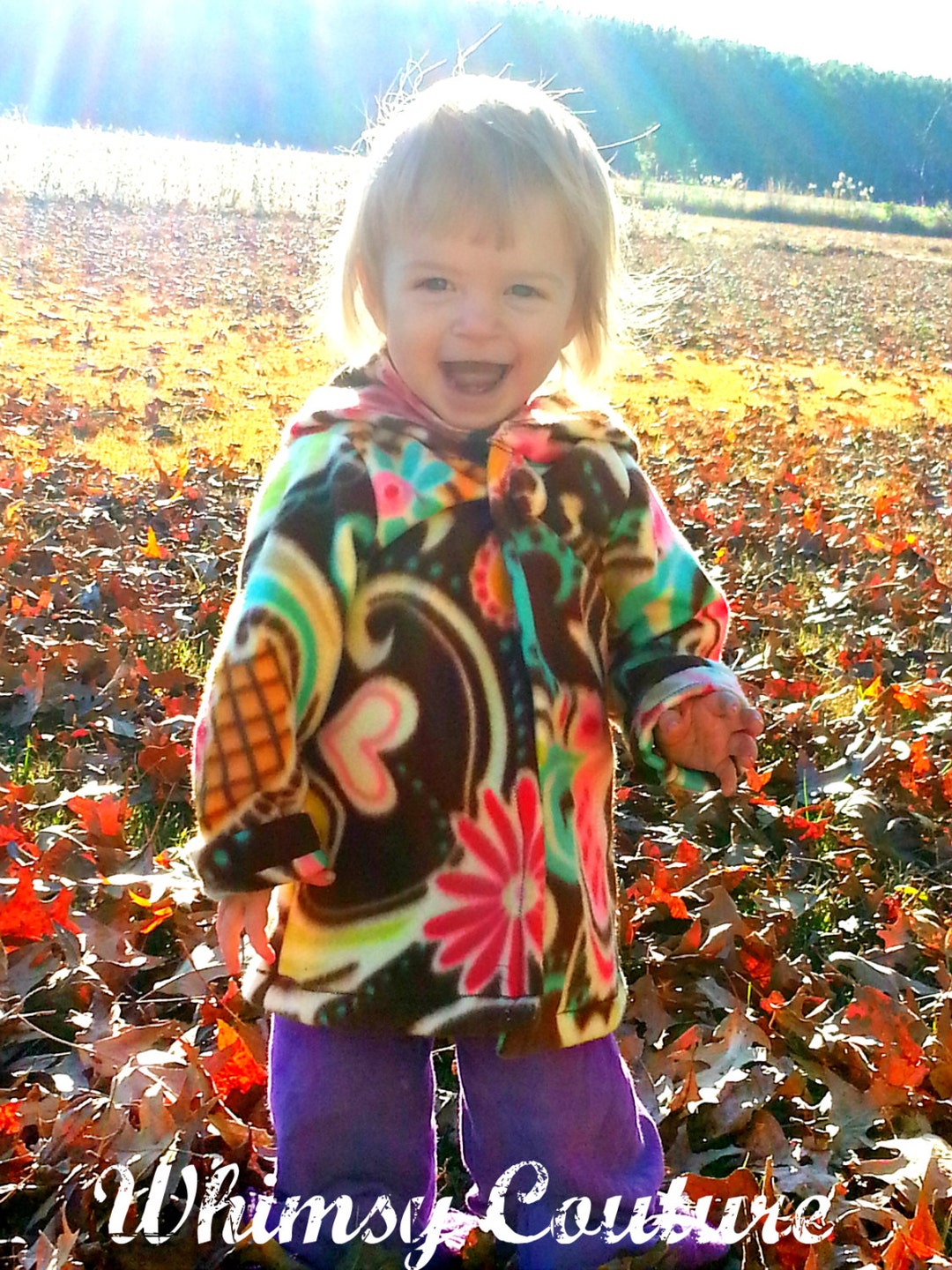 Fleece (hoodie) Jacket Sewing Pattern in Sizes 12 Months-12 Girls PDF ...