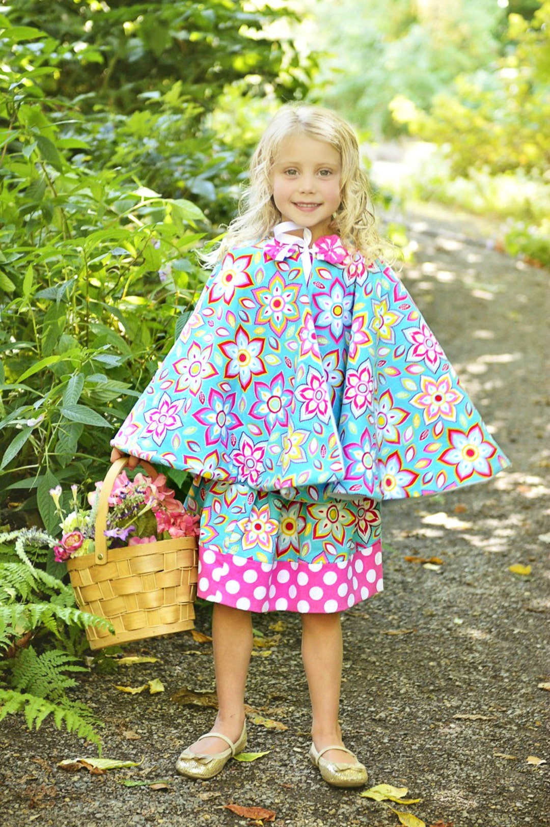 Girls Vintage Cape Pattern W.collar Options for Hood and Ruffle 18m-10 ...