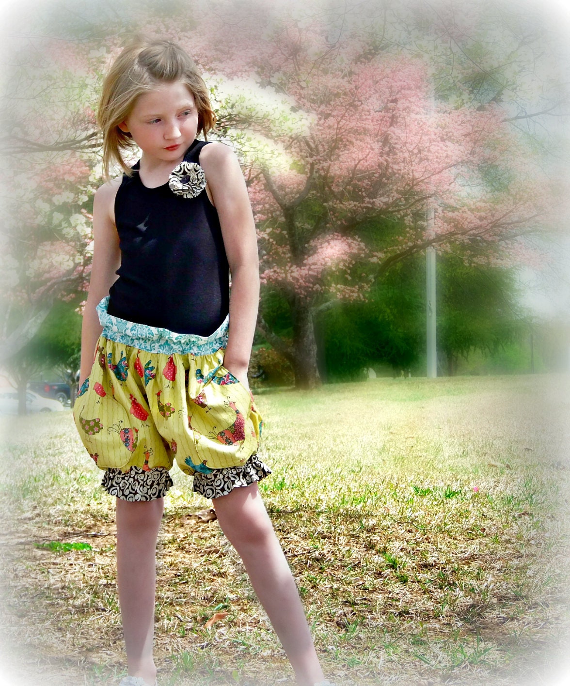 Girls Shorts Pattern Tutorial Puffer Shorts 3m-16 Girls | Etsy