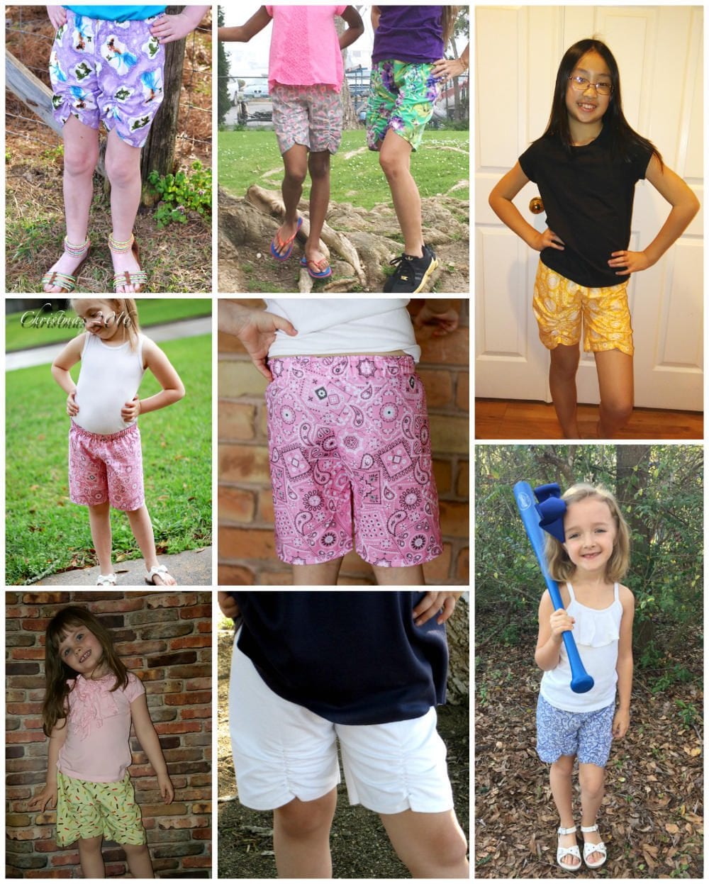 Girls Easy Shorts Pattern for Wovens and Knit Sizes 12m 16 | Etsy