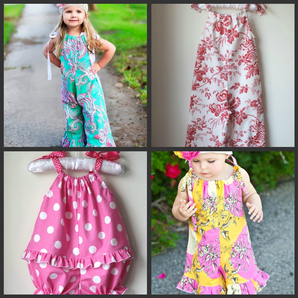 Girls Romper Pattern Pillowcase Romper Pattern Preemie 10 - Etsy