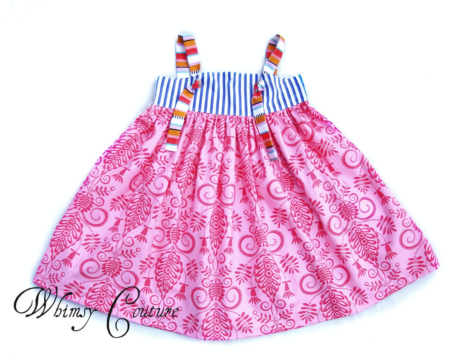 Knot Dress Pattern With Top Length Sizes Nb Through 12 Girls | Etsy