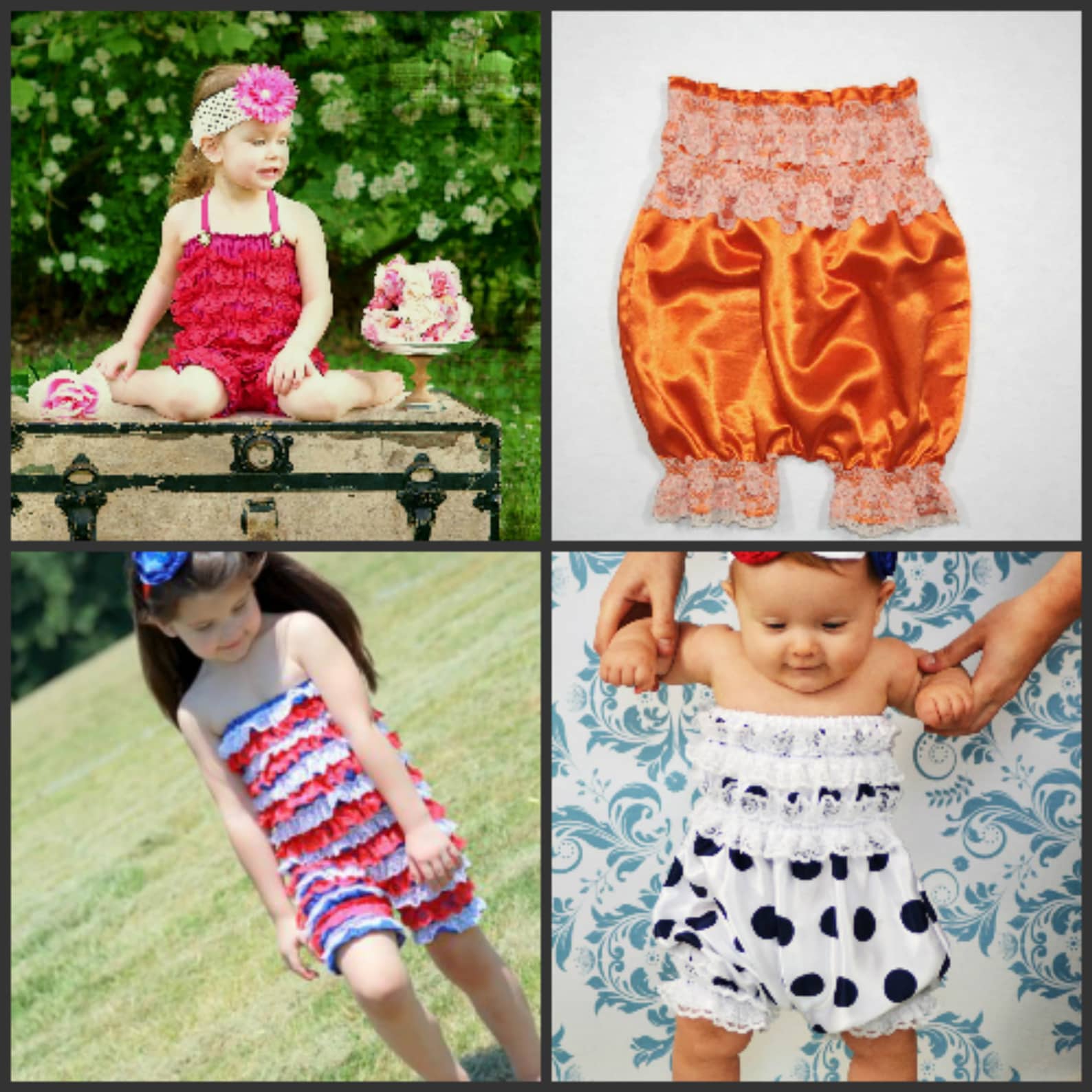 Girls Lacy Petti Rompers Tutorial PDF Ebook Nb-5t Instant - Etsy