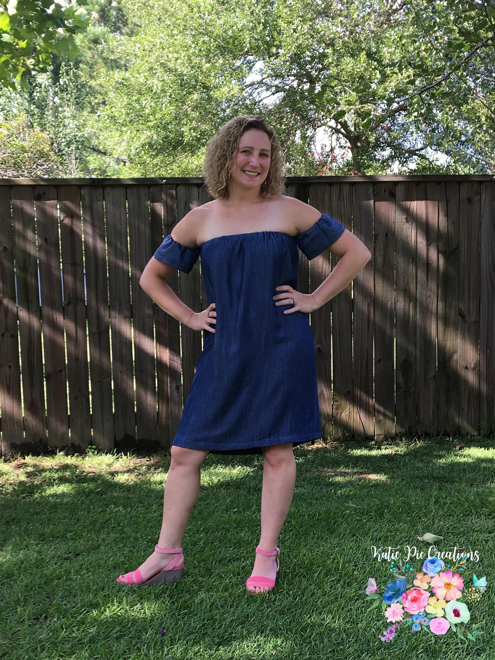 Ladies off the Shoulder Top Dress Sewing Pattern Tutorial PDF | Etsy