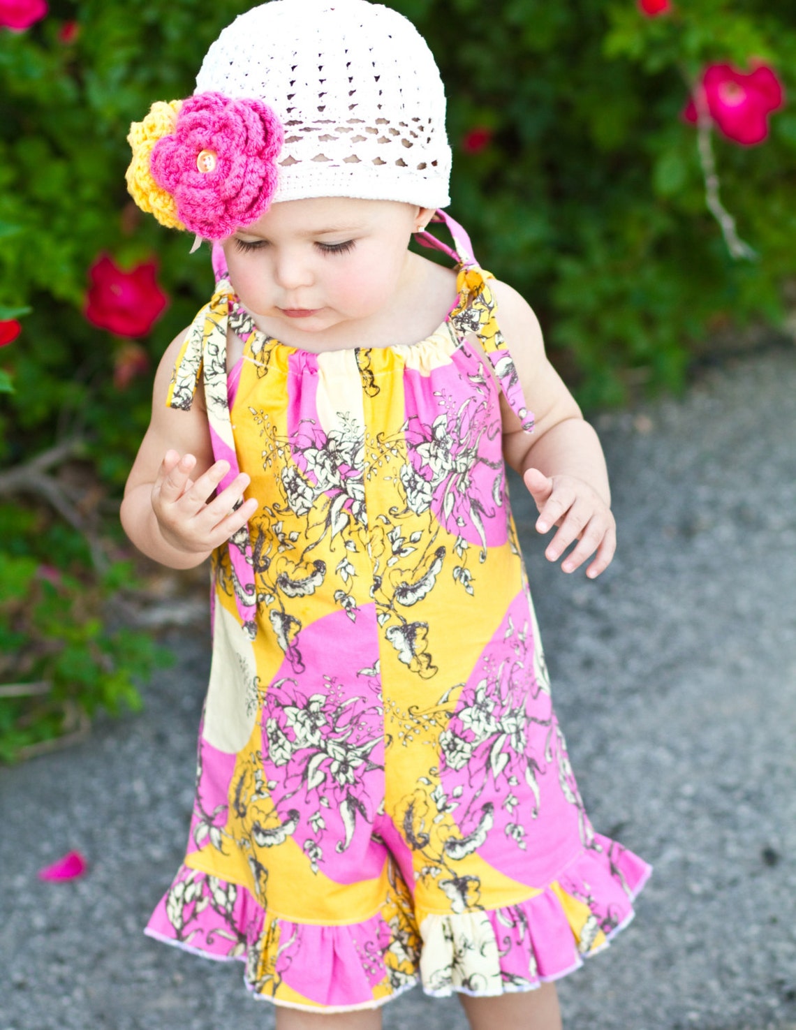 Girls Romper Pattern Baby Romper Pattern Tutorial PDF - Etsy