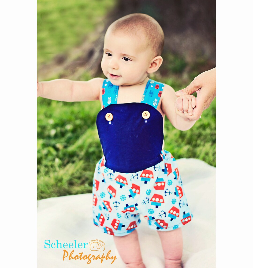 Baby Sun Suit Pattern Sunny Day Suit Girls up to 6 and Baby Boys up to ...