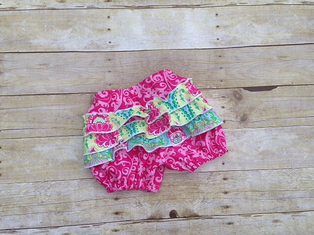 Ruffled Bloomers Frilly Diaper Cover Girls Ruffles Sewing Pattern PDF ...