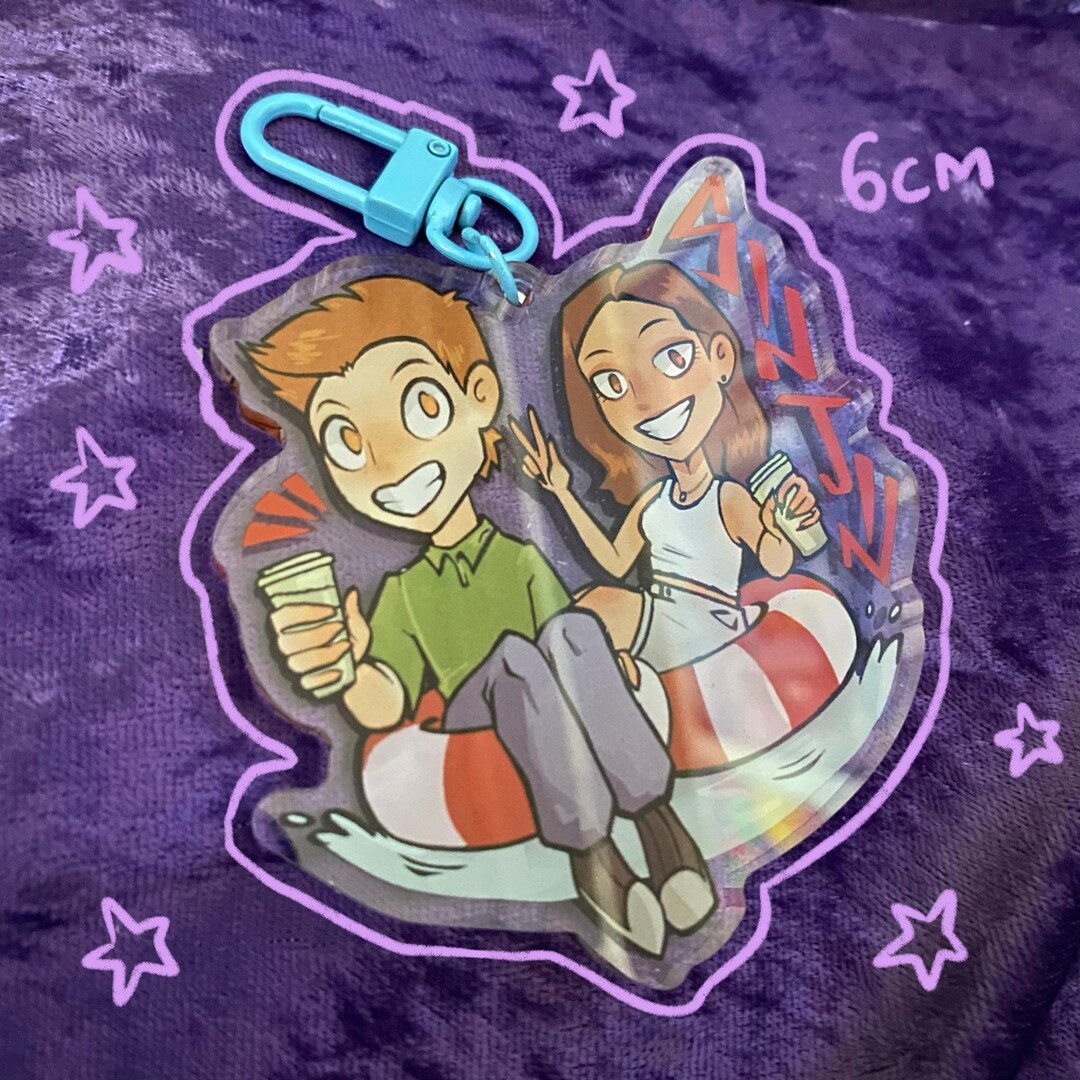 Sinjin Drowning Acrylic Charm - Etsy