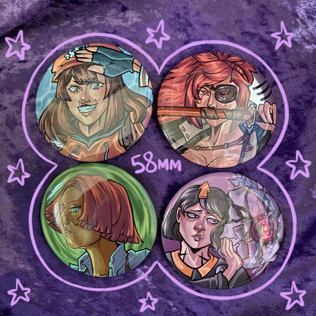 57mm/75mm Guilty Gear Badges - Etsy