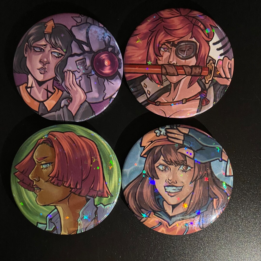 57mm Guilty Gear Badges - Etsy