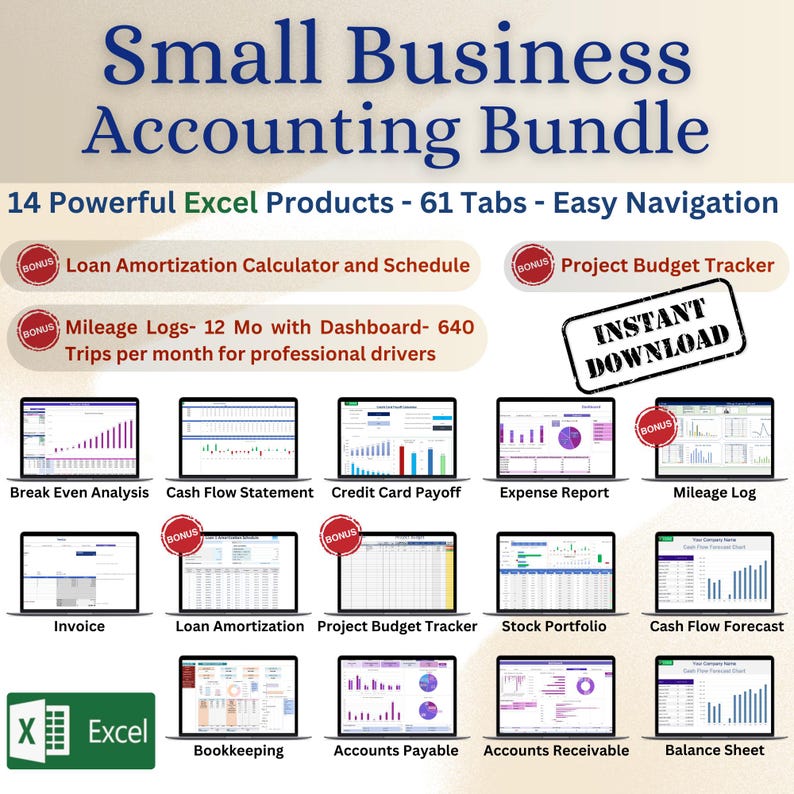 Business Bookkeeping Spreadsheet, Small Business Accounting Excel ...