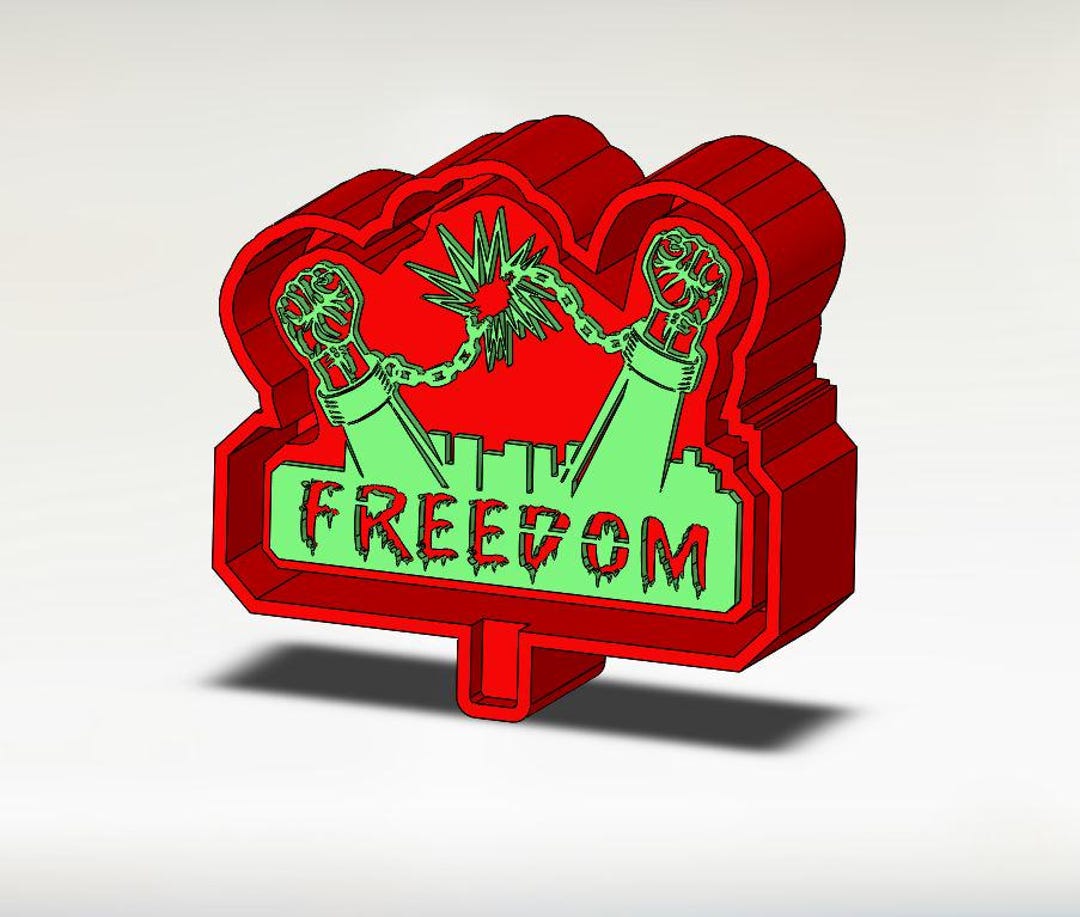 Freedom STL File Design Freshie Mold STL File for 3d Printer - Etsy