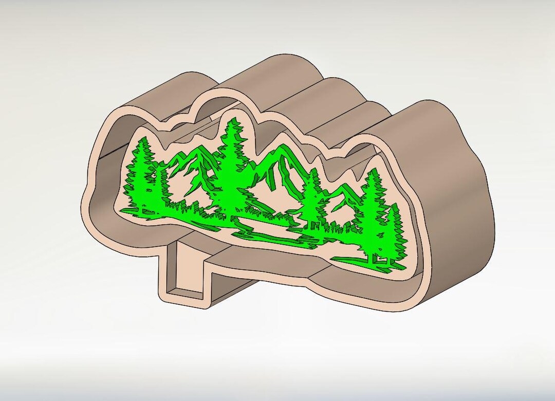 Nature STL File Design Freshie Mold STL File for 3d Printer - Etsy