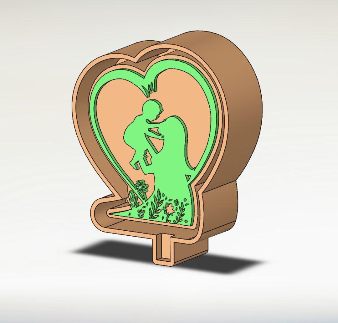 Mom and Baby STL File Design Freshie Mold STL File for 3d Printer - Etsy