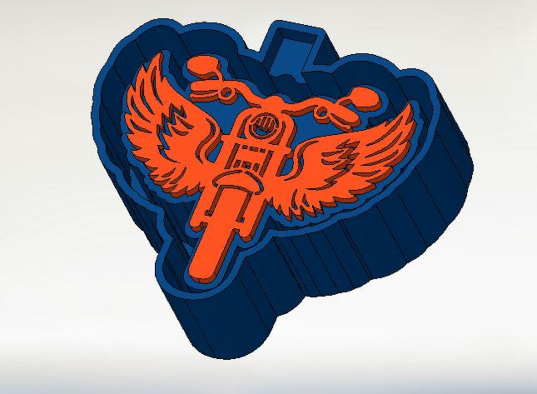 Motorcycle STL File Design Freshie Mold STL File for 3d Printer - Etsy