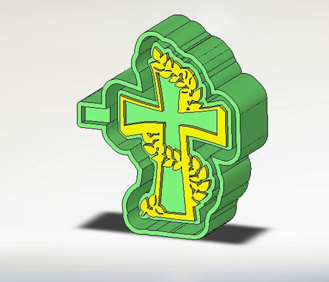 Cross STL Design Freshie Mold STL File for 3d Printer - Etsy