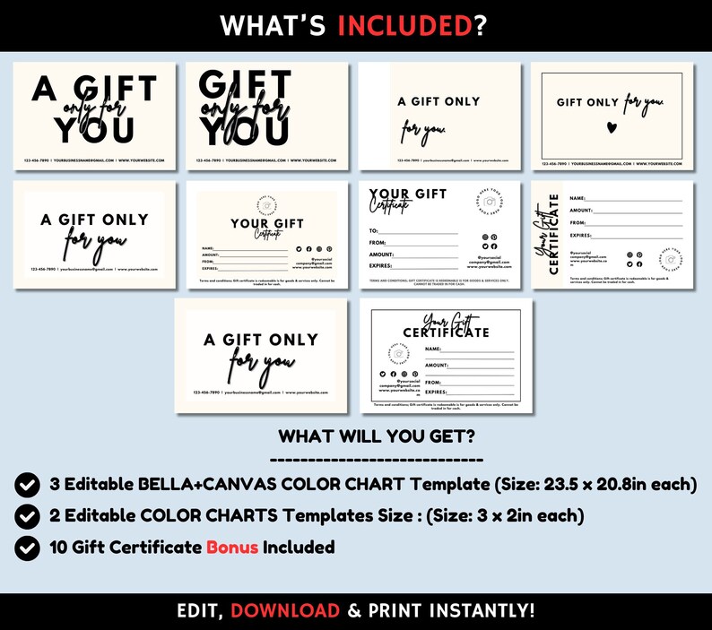 Editable Bella Canvas 3001 Color Chart| Editable Bella Canvas Color ...