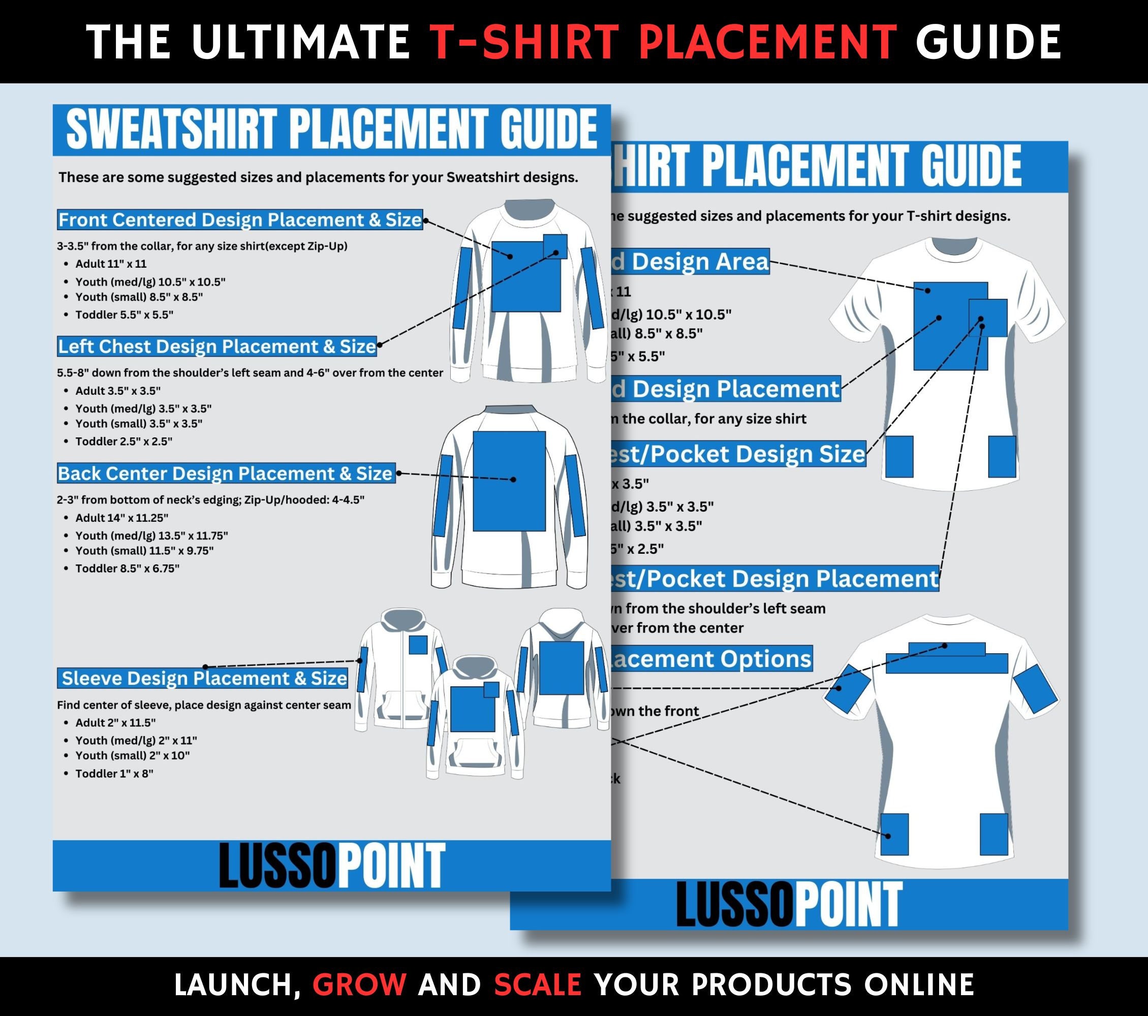 T-shirt Placement Guide Bundle, T-shirt Alignment Tool, Vinyl Placement ...