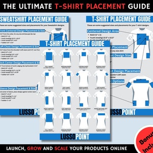 T-shirt Placement Guide Bundle, T-shirt Alignment Tool, Vinyl Placement ...