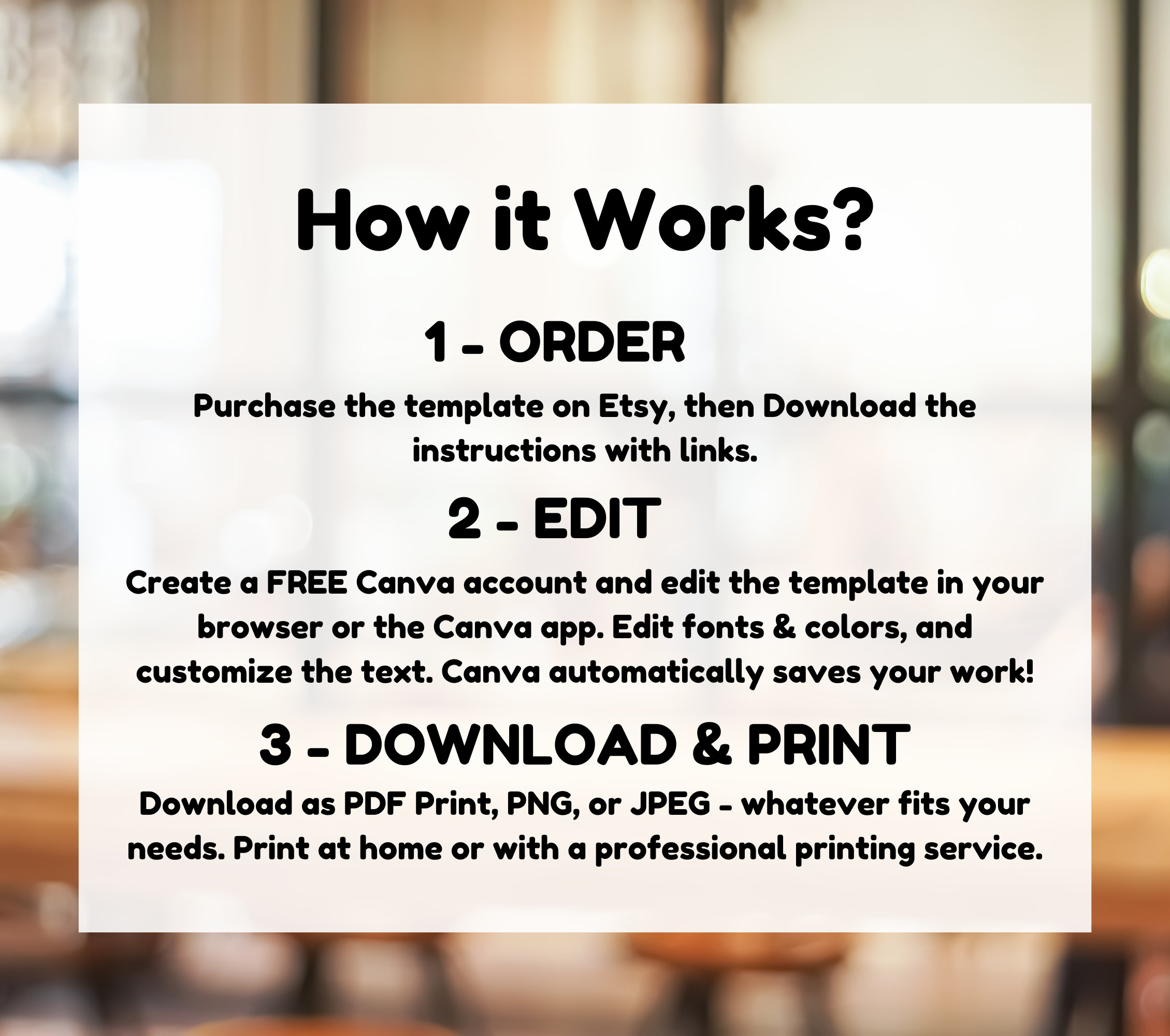 Cup Care Card Bundle Printable| Cup Care Instructions| Skinny Tumbler ...