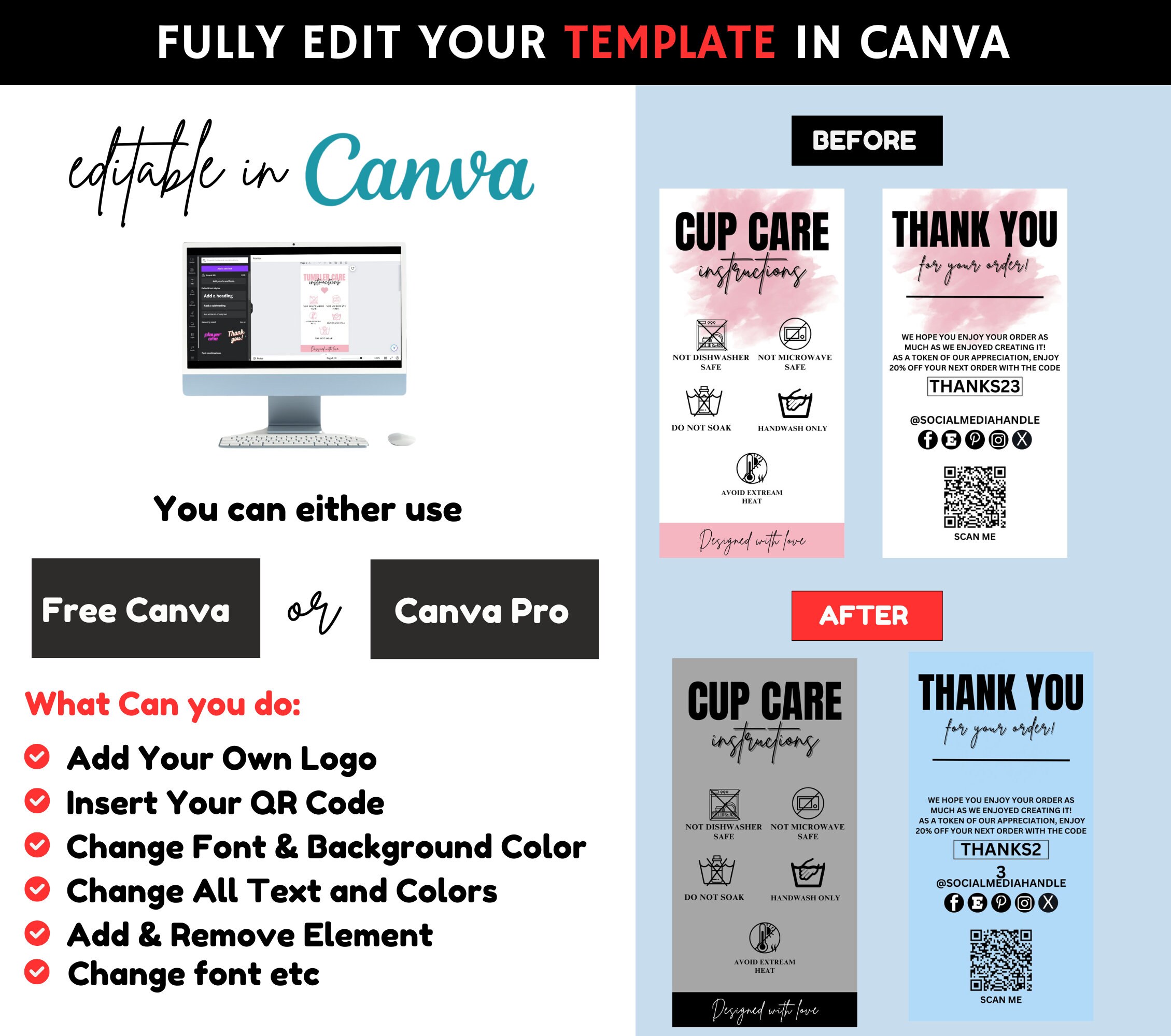 Editable Jewelry Display Card Template| Printable Earrings Display ...