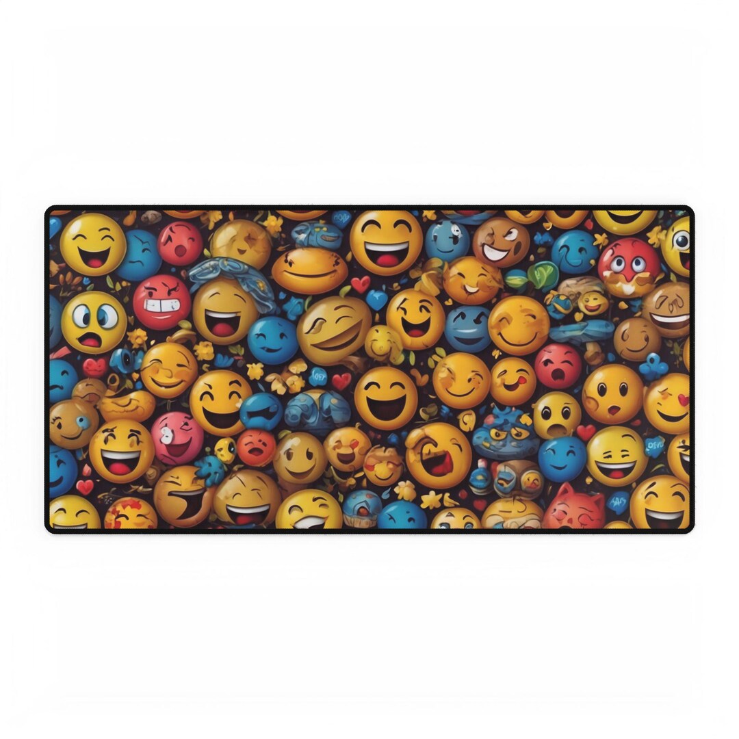 EMOJI HAPPY SMILE Meme Desk Mats - Etsy