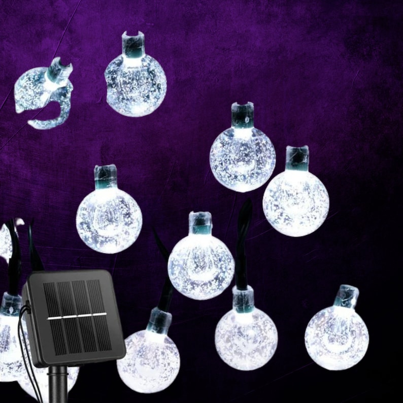 Solar Powered Waterproof Rope Lights Outdoor Garden String Lights for ...