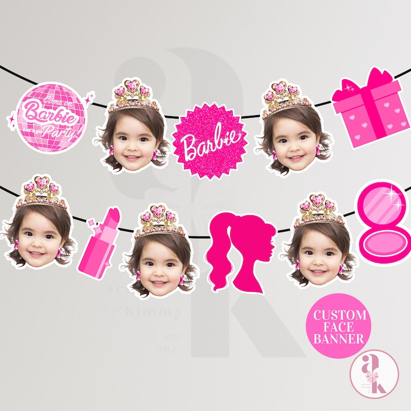 Barbie Banner - Etsy