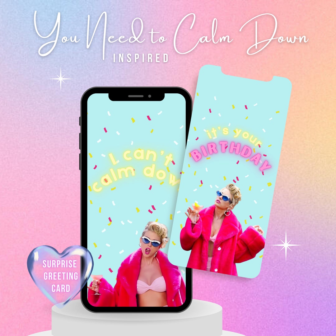Animated Birthday Card Greeting Ecard for Swiftie Taylor Swift Birthday ...