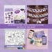 Purple Cake Topper Custom Cake Decor Birthday Template Personalized ...