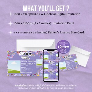 Invitation Card Drivers License Invitation Animated Invites Card Olivia ...