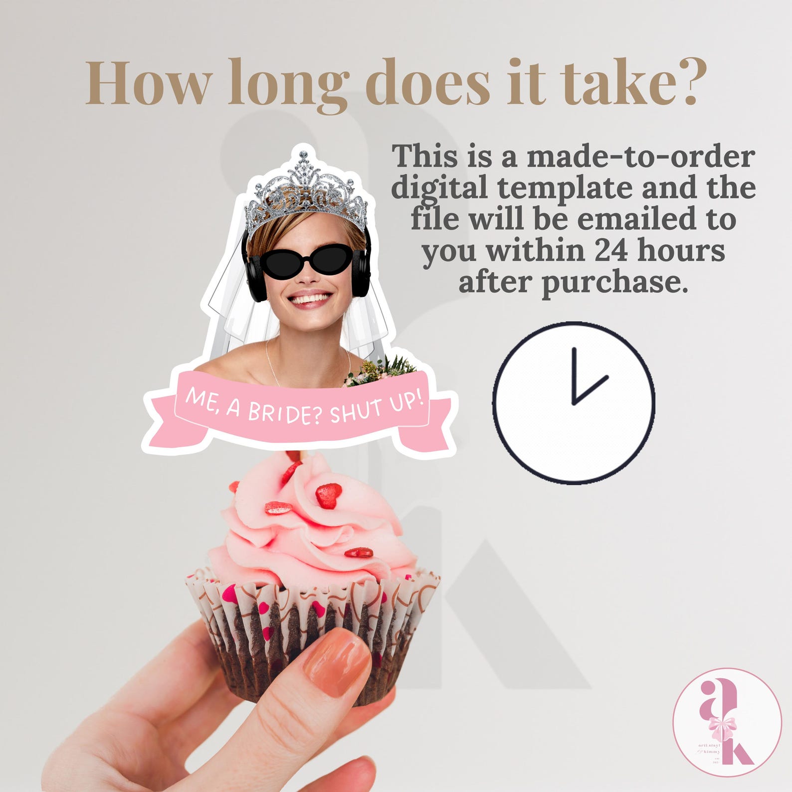 Princess Diaries Bride Cupcake Topper Princess Bride Custom Photo ...